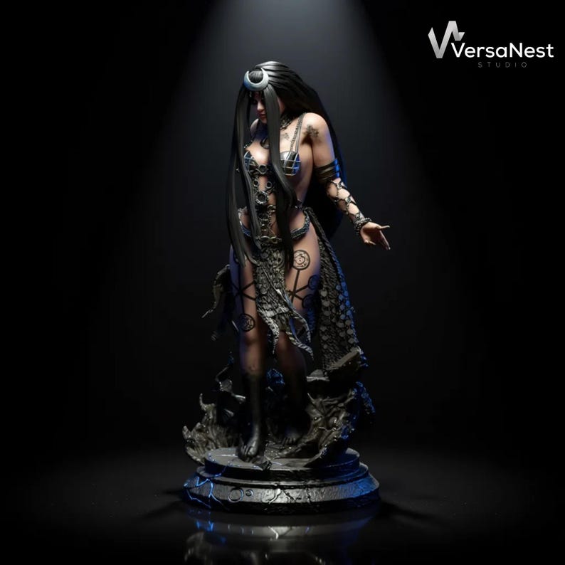 Enchantress 3D Model STL | Multiple Scale | Non-supported | Dark ...