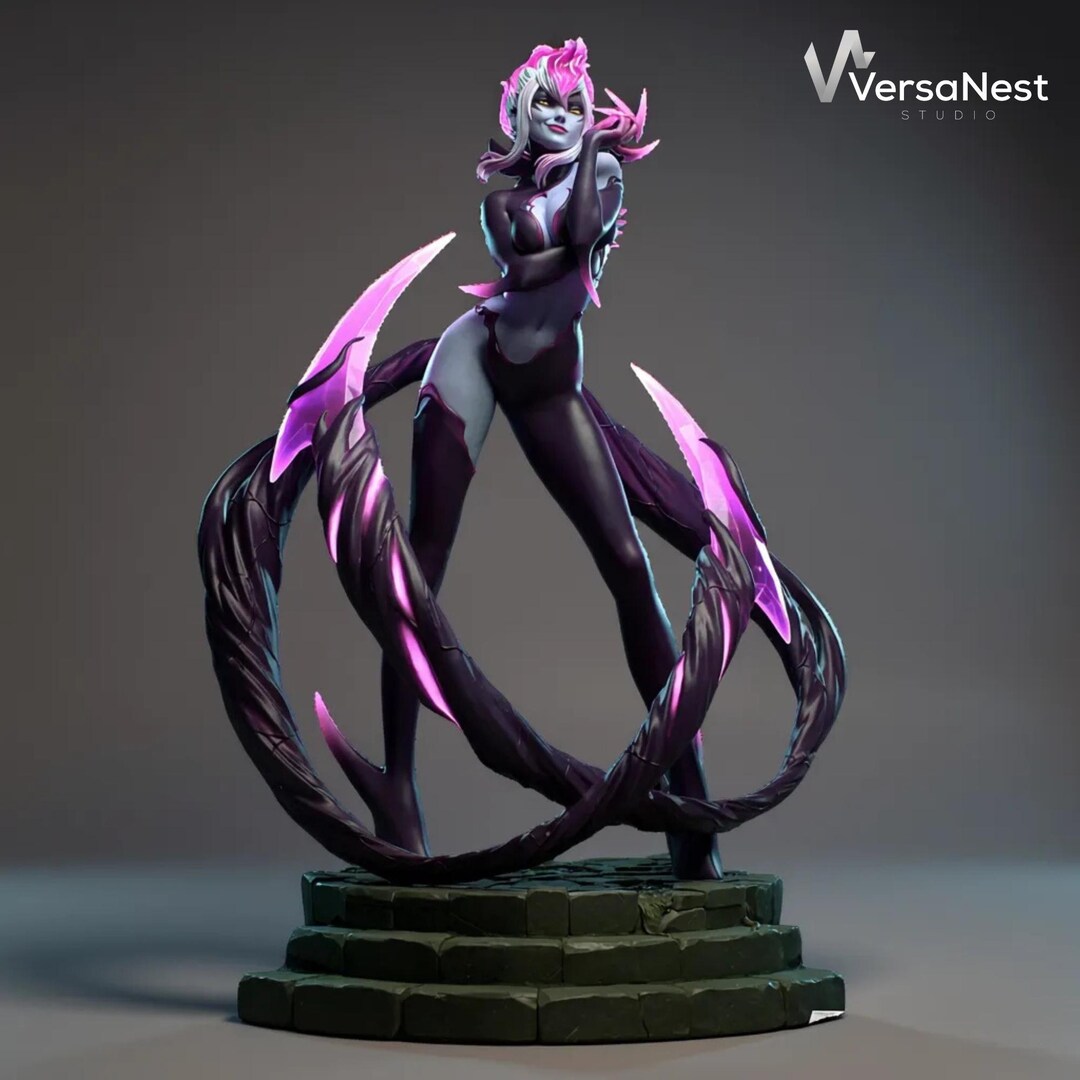 Evelynn STL File | League of Legends | 1:6 Scale | Supported & Non ...