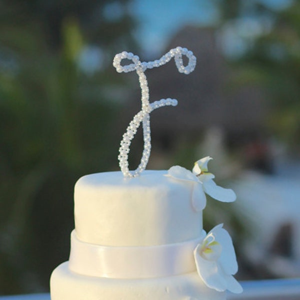 Letter F Cake Topper - Etsy