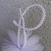 Wedding Cake Topper - Letter P Cake Topper - Monogram Cake Topper ...