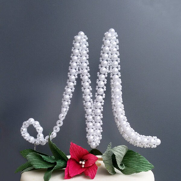 M Cake Topper - Etsy