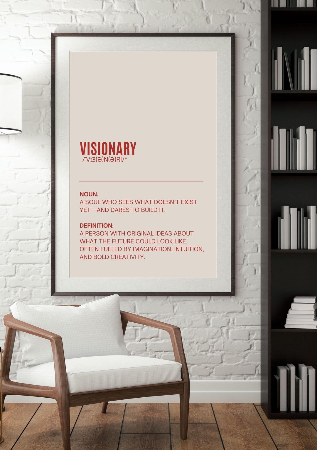 Visionary Definition Print: Dictionary Style Affirmation Art (digital ...