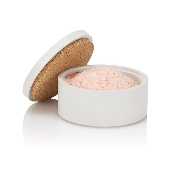 Jars & Containers Concrete Classic Cellar Salt Keeper Spice Storage ...