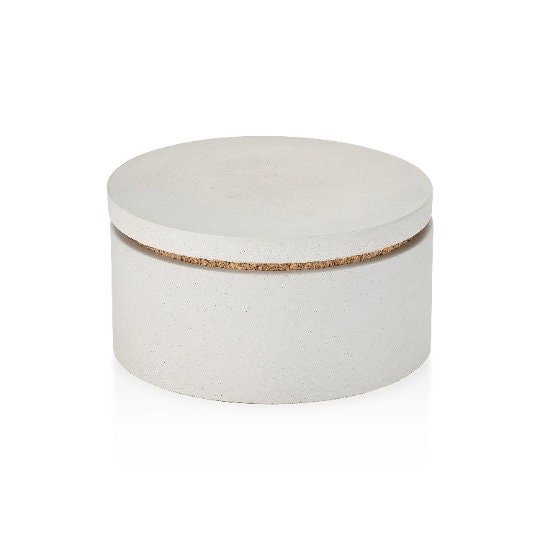 Concrete Salt Keeper: Classic Cellar Design With Cork Lid - Etsy