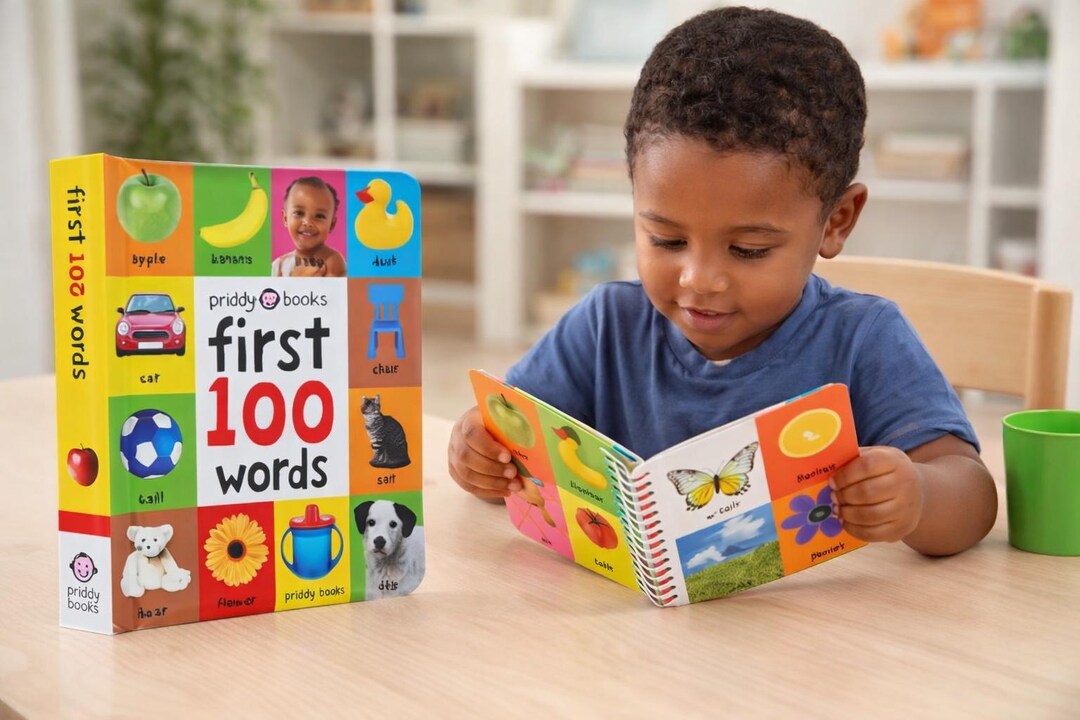 First 100 Words Book – Preschool Language Learning - Etsy