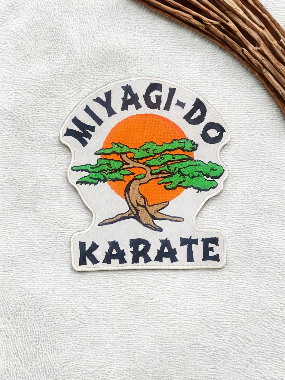 Miyagi-do Karate Dojo Embroidered Patch | Sew on Iron on Badge | Daniel ...