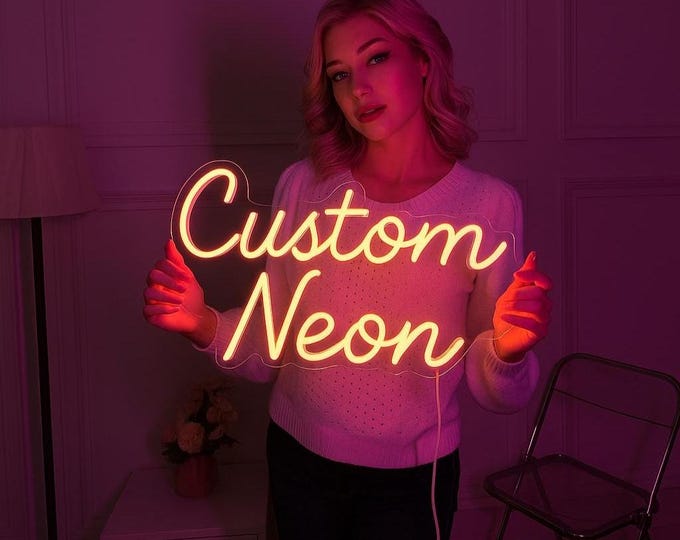Custom Neon Name Sign | LED Neon Light | Personalized Sign | Neon Sign ...