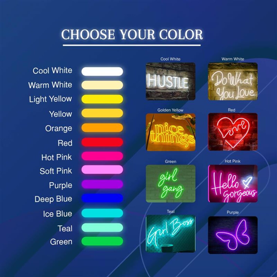 Custom Neon Sign | Personalized LED Neon Light Sign | Neon Name Sign ...