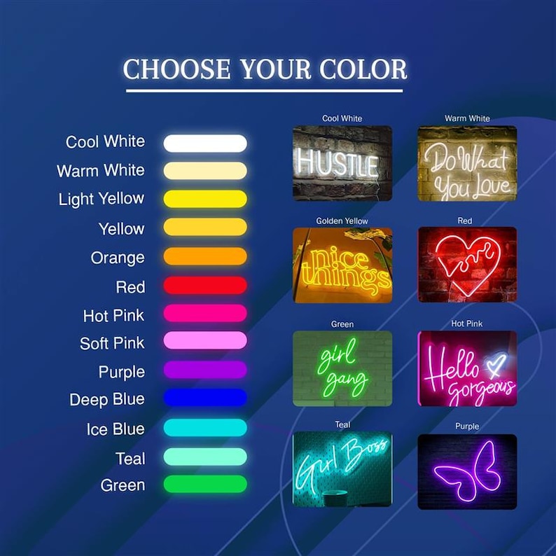 Custom Neon Sign | Personalized LED Neon Light Sign | Neon Name Sign ...