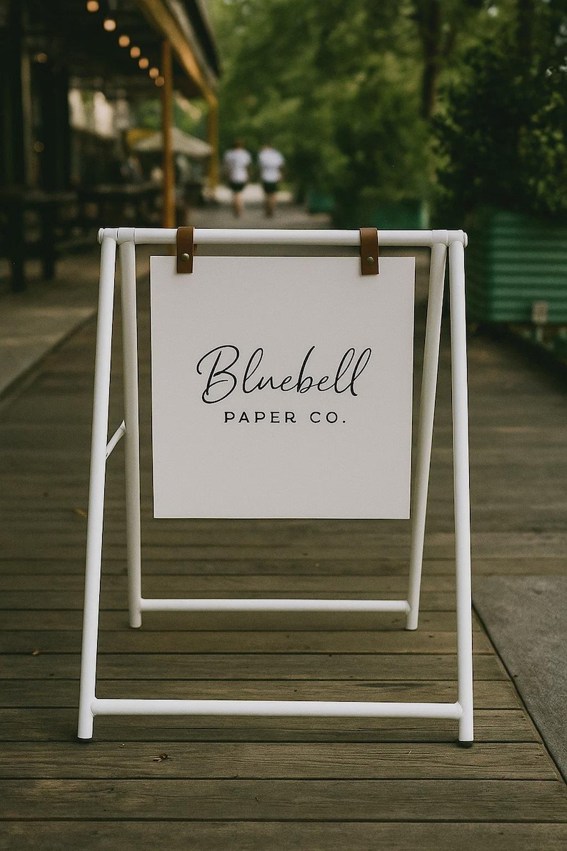 Custom Storefront Sign, A-frame Outdoor Sidewalk Signs, Sandwich ...