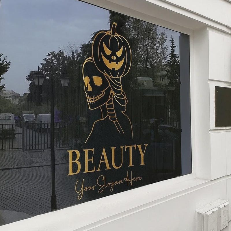 Halloween Window Decal - Etsy