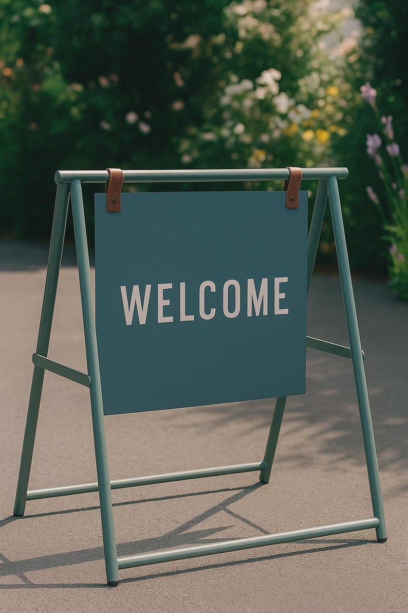 Custom Storefront Sign, A-frame Outdoor Sidewalk Signs, Sandwich ...