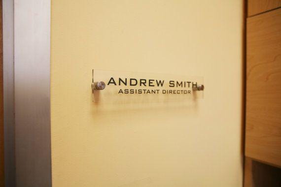 Custom Acrylic Business Plaque | House Number & Address Sign With ...