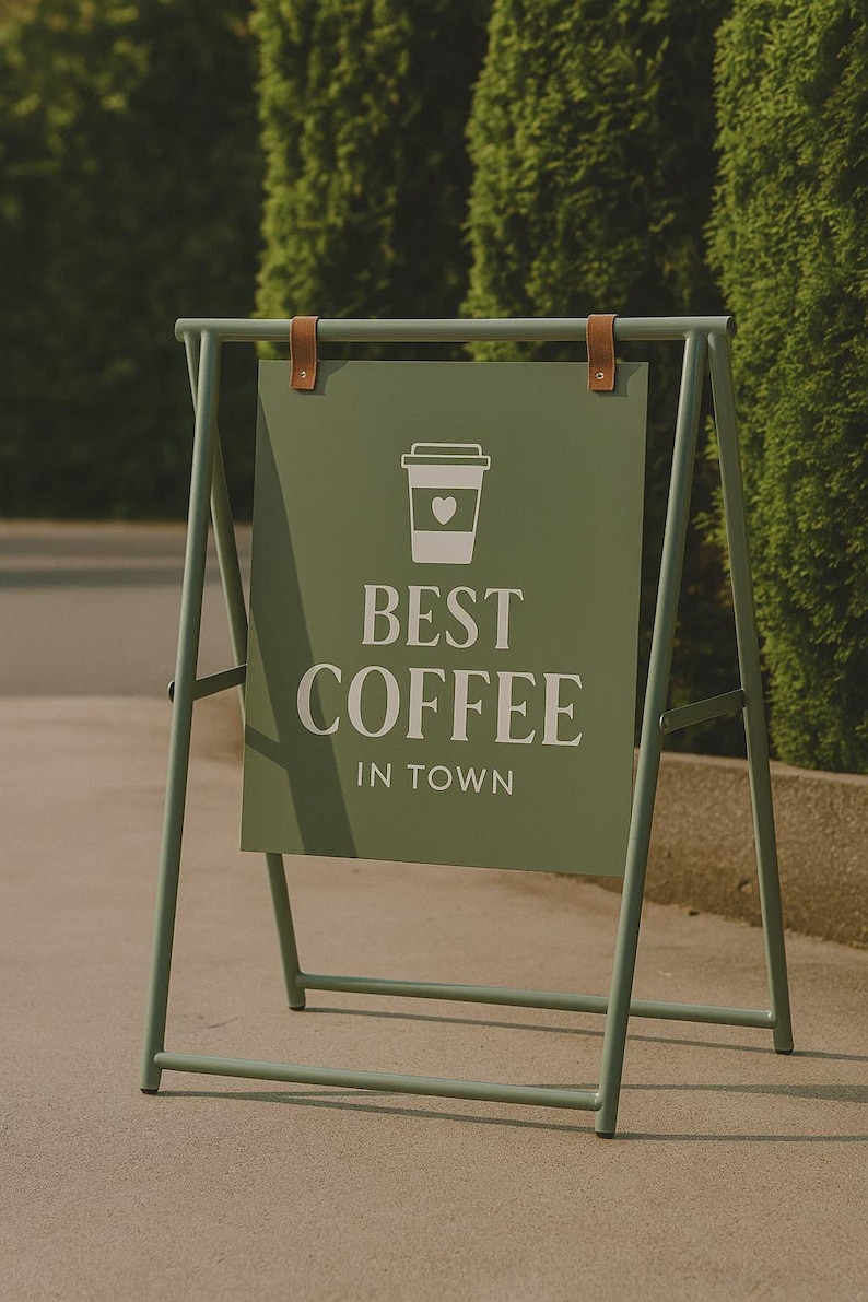 Custom Storefront Sign, A-frame Outdoor Sidewalk Signs, Sandwich ...