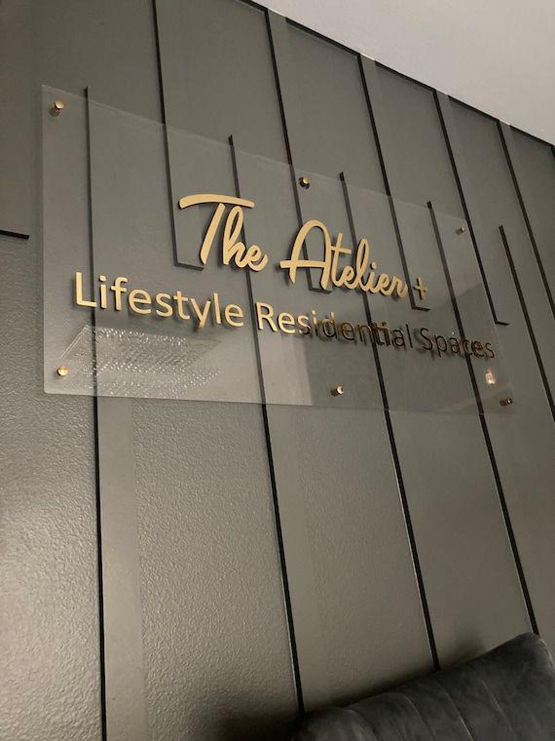 Custom Acrylic Logo Sign – Personalized Business Sign, Modern Office ...