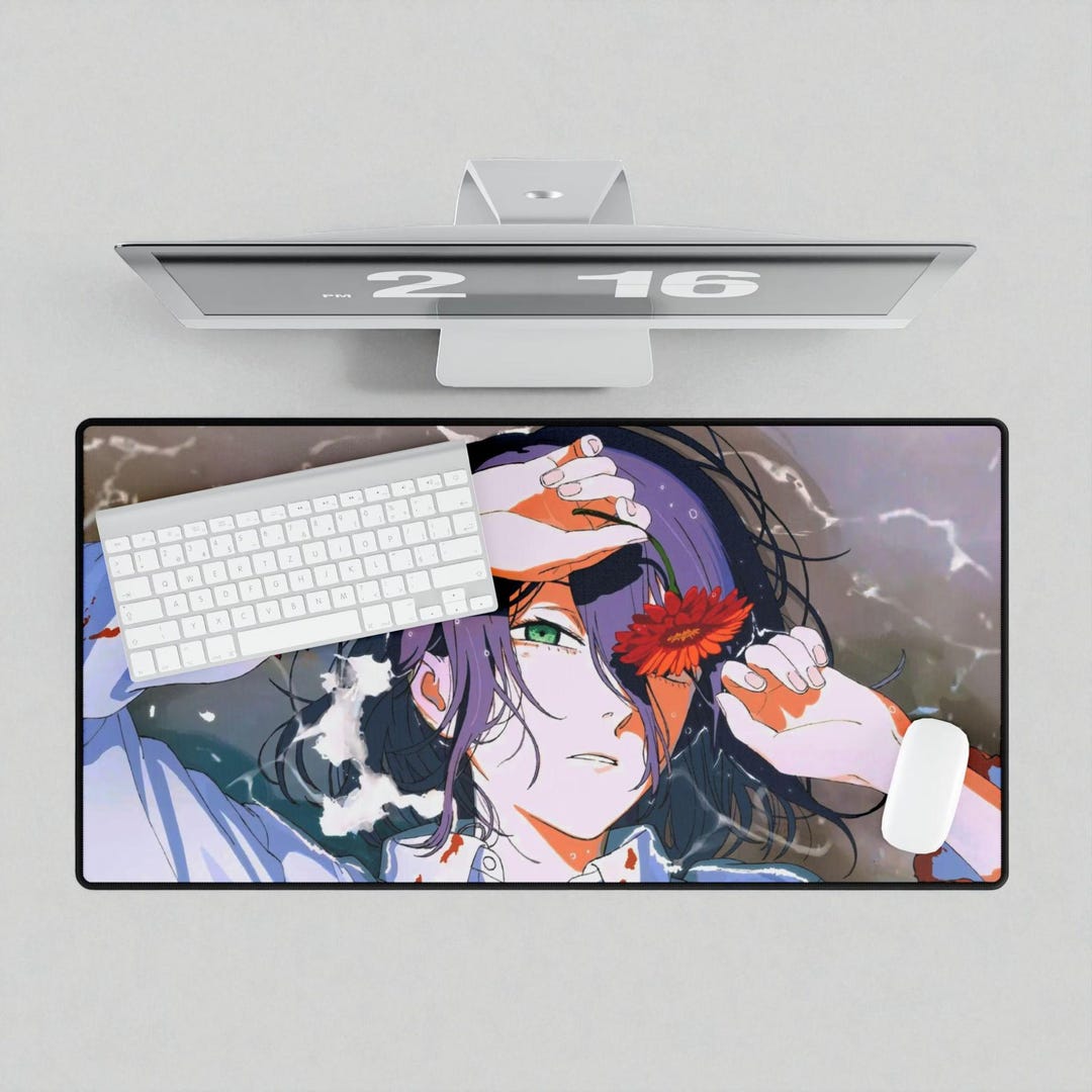 Reze Chainsaw Man Movie Desk Mat - Anime Gaming Mouse Pad (desktop ...