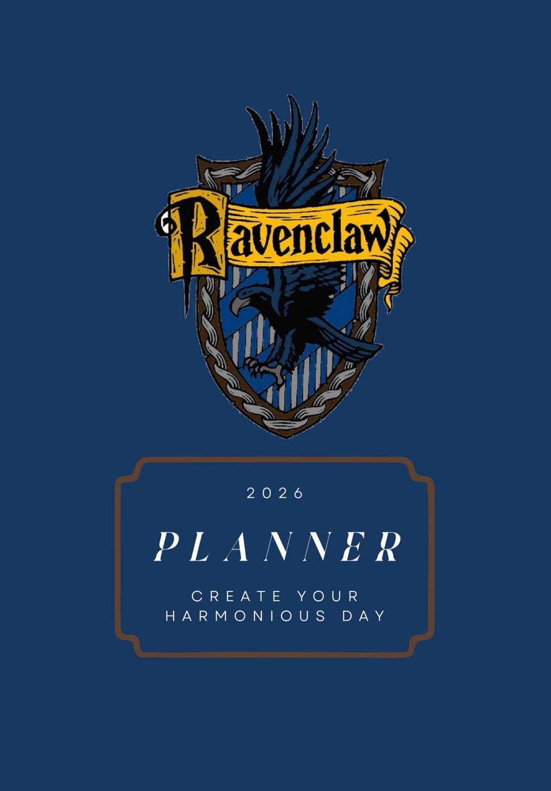 Ravenclaw 2026 Planner | 51-page Printable Annual Calendar, Notes ...