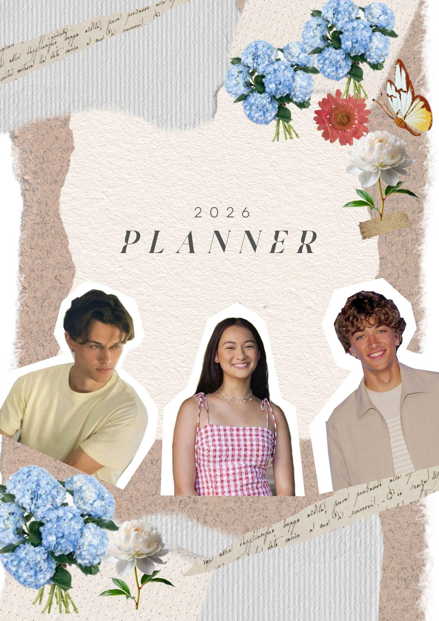 The Summer I Turned Pretty Planner | Beach Aesthetic Printable Planner ...