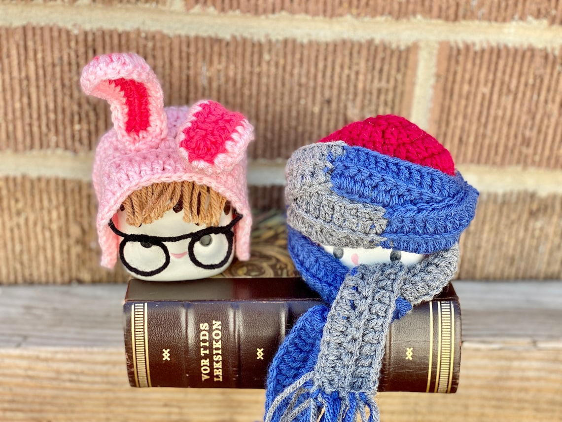 A Christmas Story Ralphie and Randy Marshmallow Mug Hats - Etsy