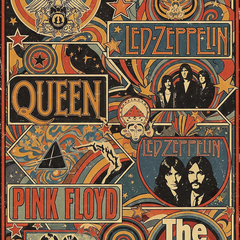 Queen Band Poster - Etsy