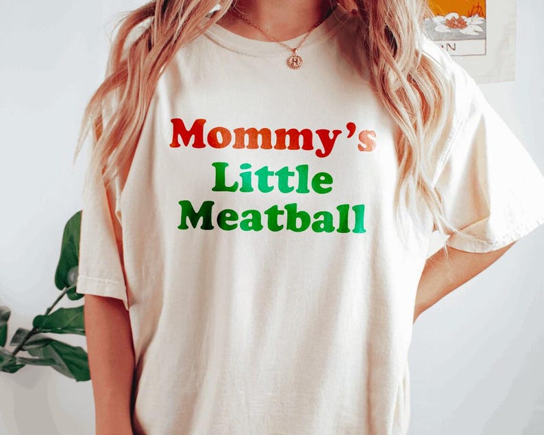 Mommy's Little Meatball SVG – Funny Baby Quote PNG – Italian Family ...