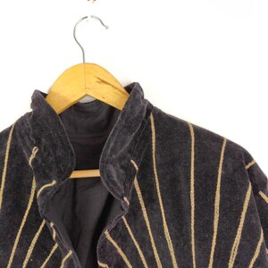 Velvet Embroidery Jacket - Eye Design Festival Coat, Handmade Boho ...