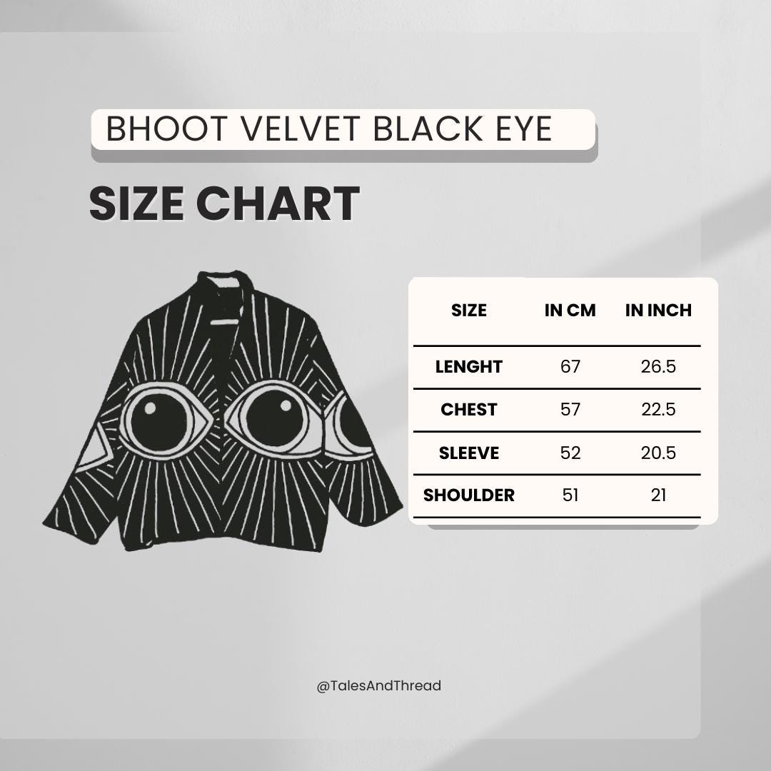 Velvet Embroidery Jacket - Eye Design Festival Coat, Handmade Boho ...