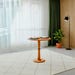 Round Dining Table for Small Spaces, Modern Solid Wood Bistro Table ...