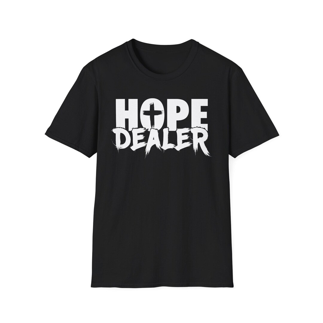 Hope Dealer T-shirt | Christian Cross Faith Typography - Etsy