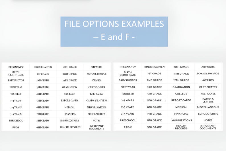 Editable Folder Tab Labels Printable | 40 File Tabs 1/5 Cut | Home ...