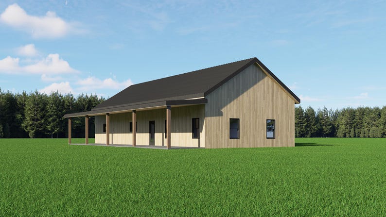 House Plan | 3 Bedroom 2 Bath | 30x70 Feet | 2,100 Sq Ft Floor Plan ...
