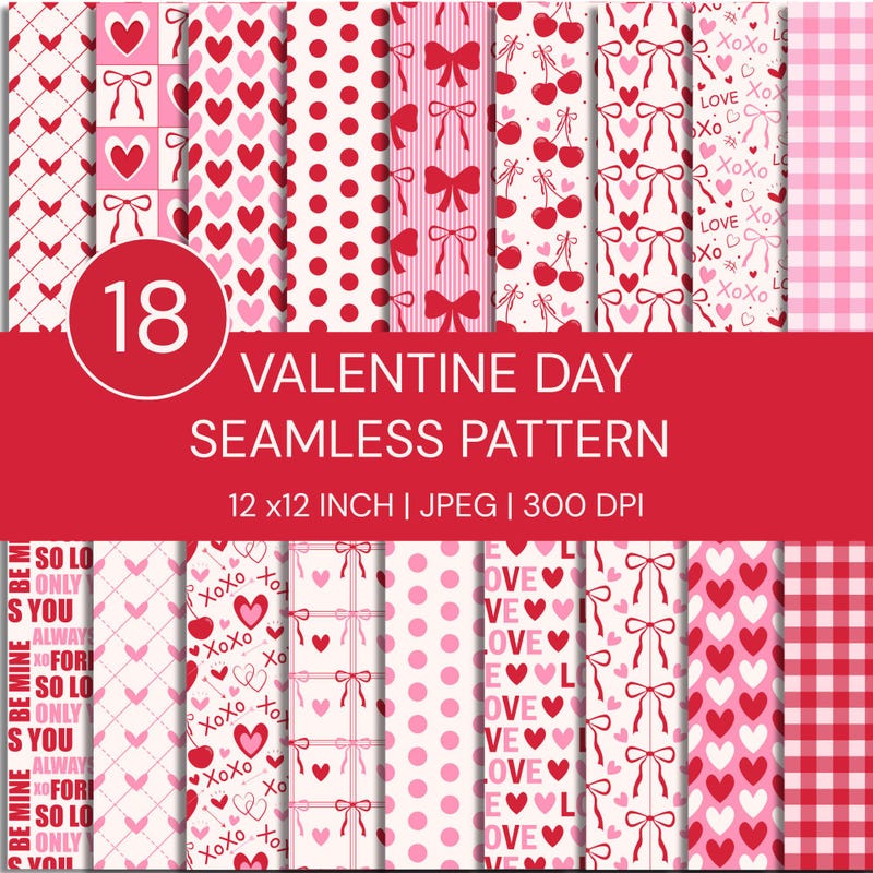 Bow and Hearts Wallpaper - Etsy
