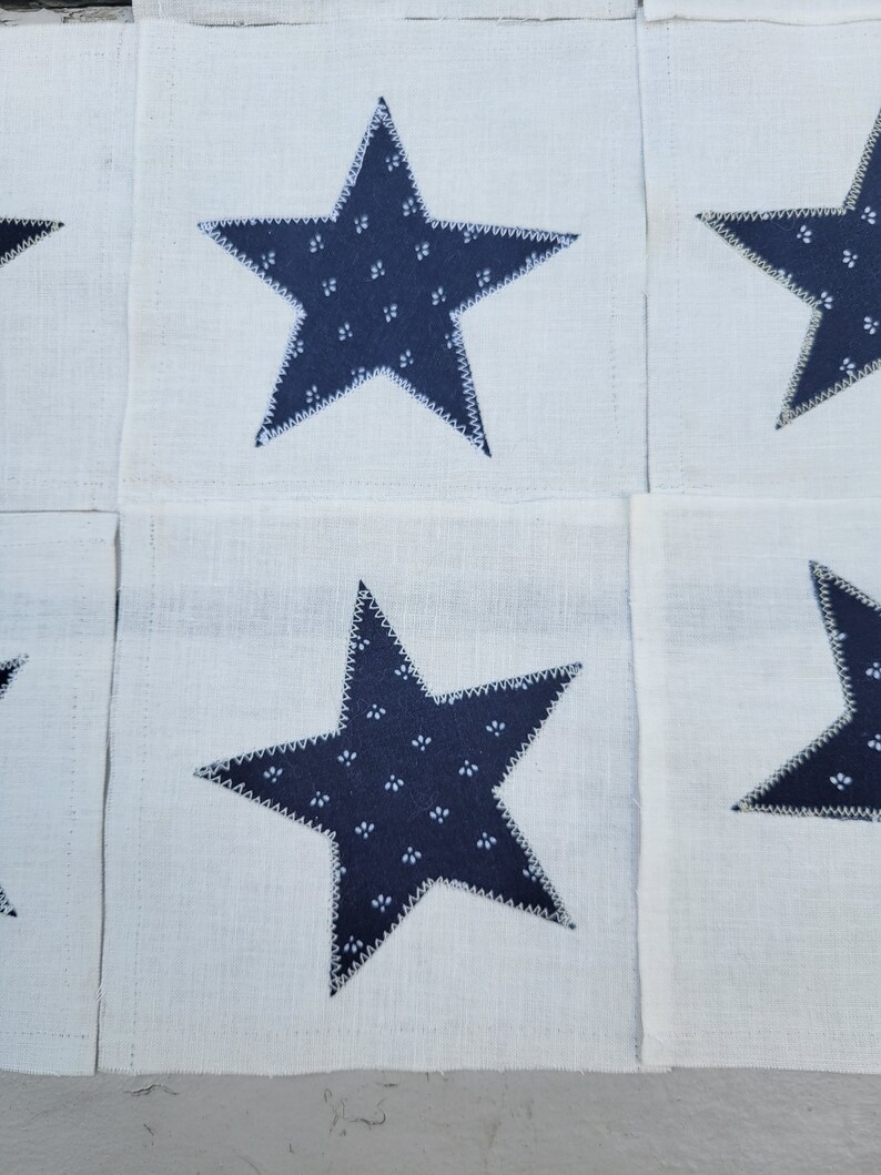 Navy Blue Star Quilt Blocks,blue Star Quilt Blocks,star Quilt Blocks ...