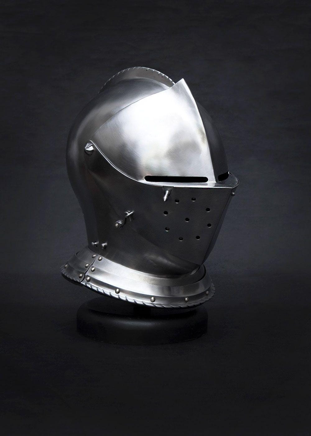 Medieval Close Helmet – Handmade 16th Century Knight Armor Replica ...
