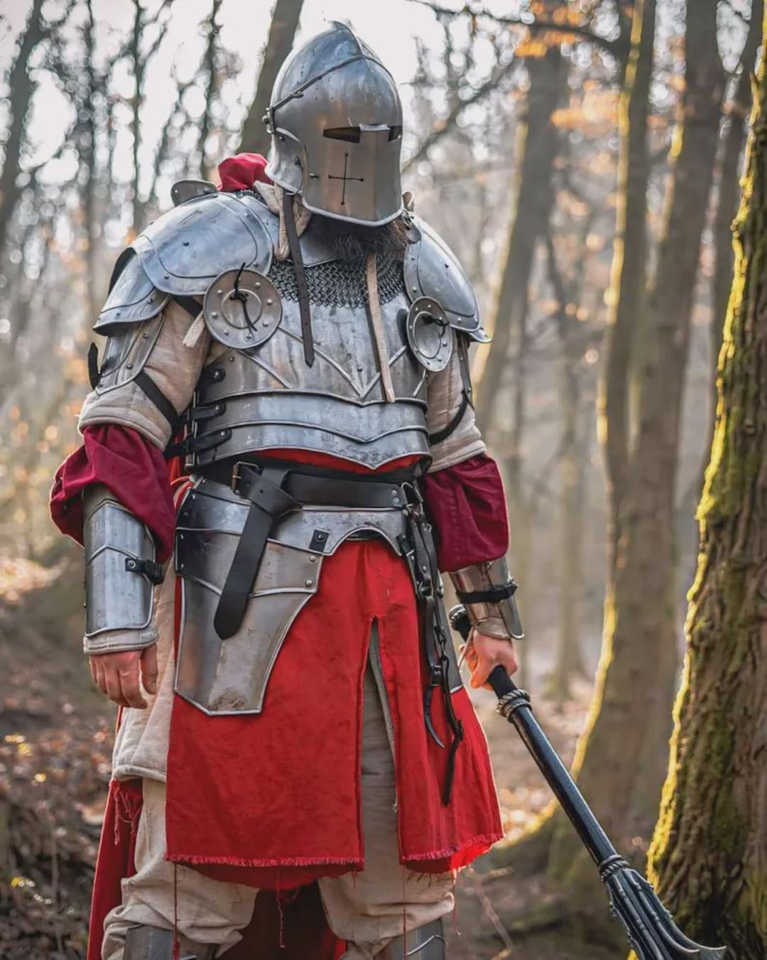 Barbute Full Armor Suit | Full Body Plate Armor for Medieval ...
