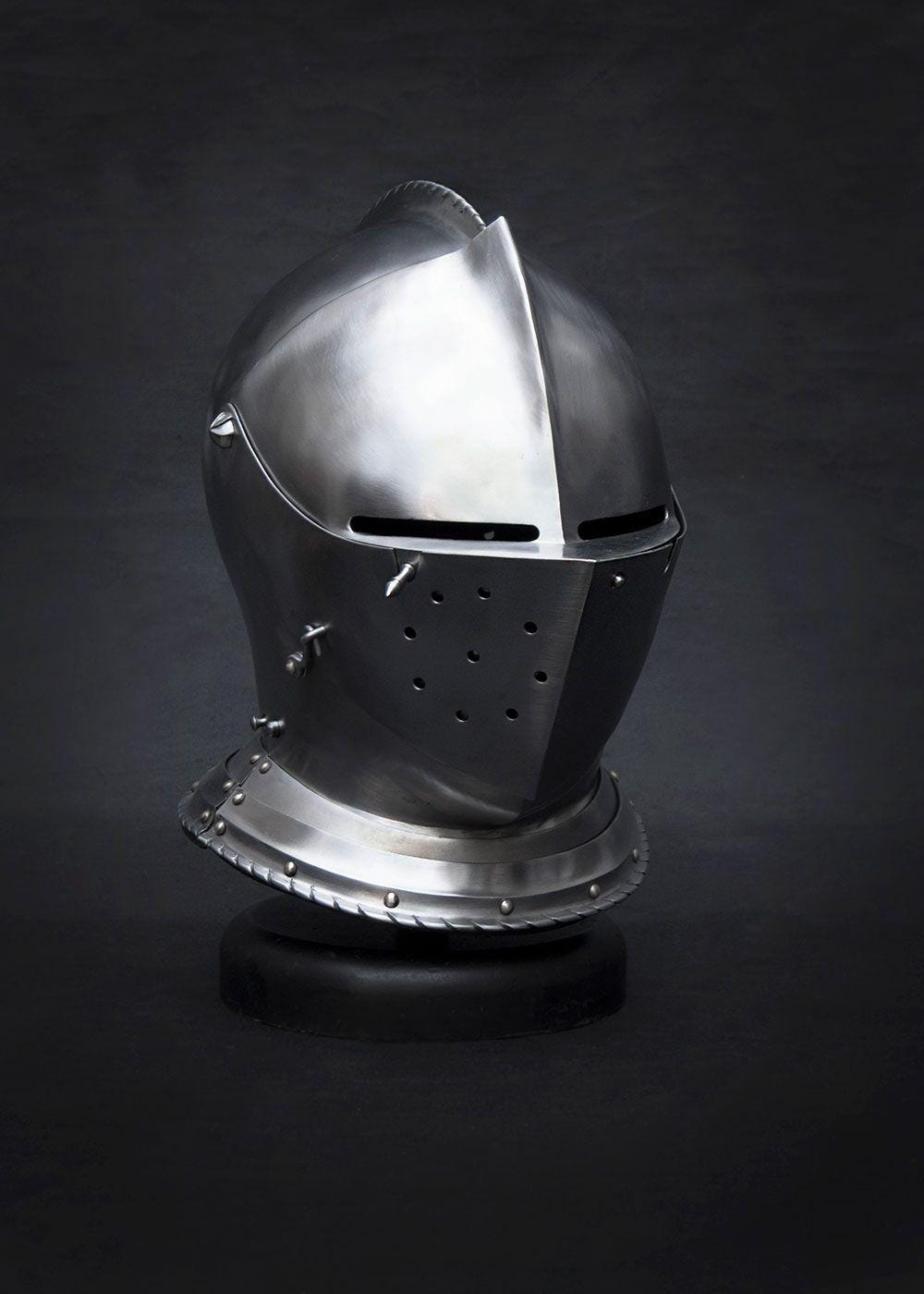 Medieval Close Helmet – Handmade 16th Century Knight Armor Replica ...