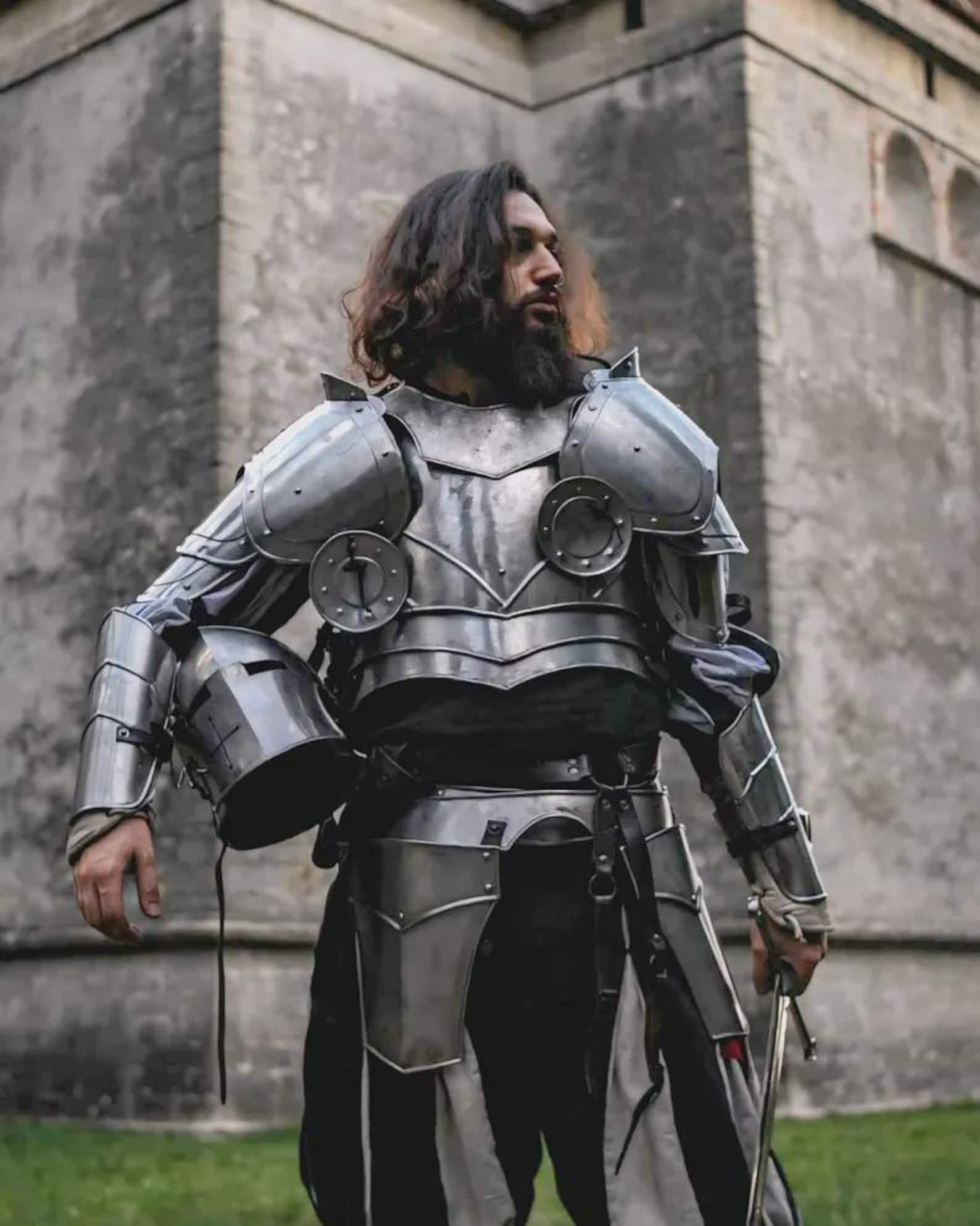 Barbute Full Armor Suit | Full Body Plate Armor for Medieval ...