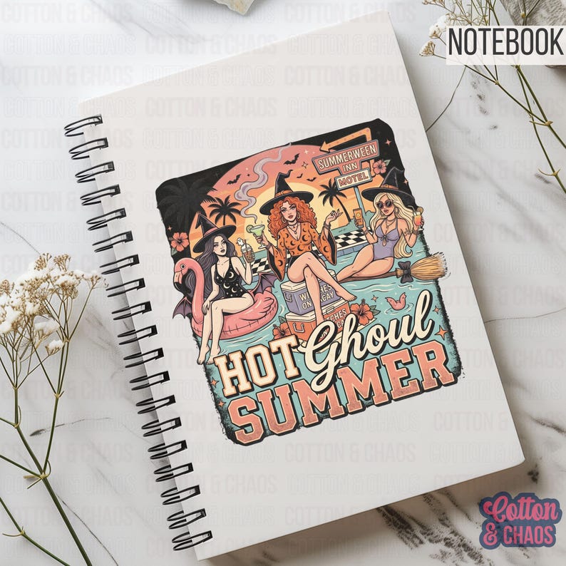 Hot Ghoul Summer Matte Poster | Summerween Wall Art | Halloween All ...