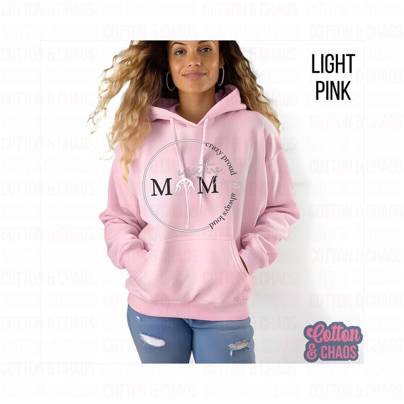 Wrestling Mom Hoodie | Personalized Wrestling Mom Hoodie With Sleeve ...