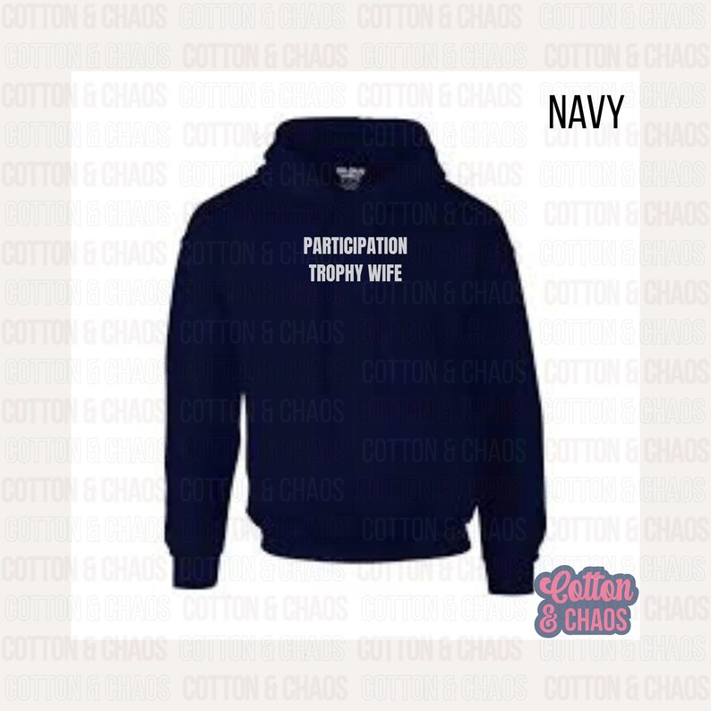 Participation Trophy Wife Hoodie | Sarcastic Marriage Sweatshirt | Gift ...