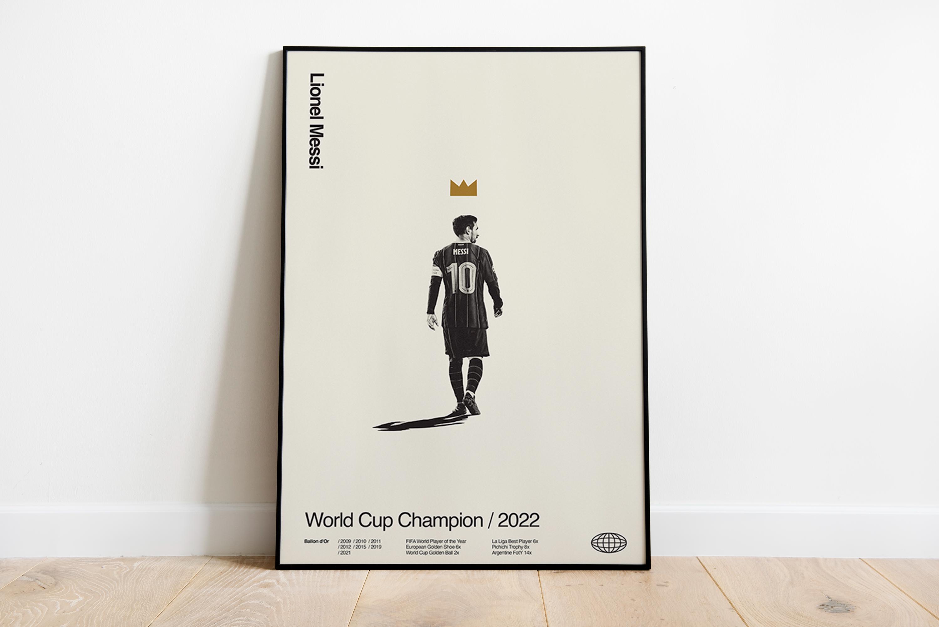 Lionel Messi Minimalist Art Print: Football Star Portrait - Etsy