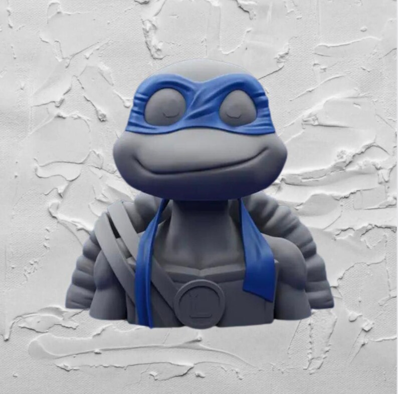 Leonardo TMNT Headphone Stand - 3D Printed Teenage Mutant Ninja Turtles ...