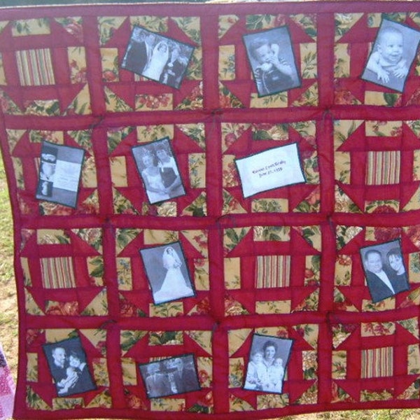 Photo Quilt - Etsy