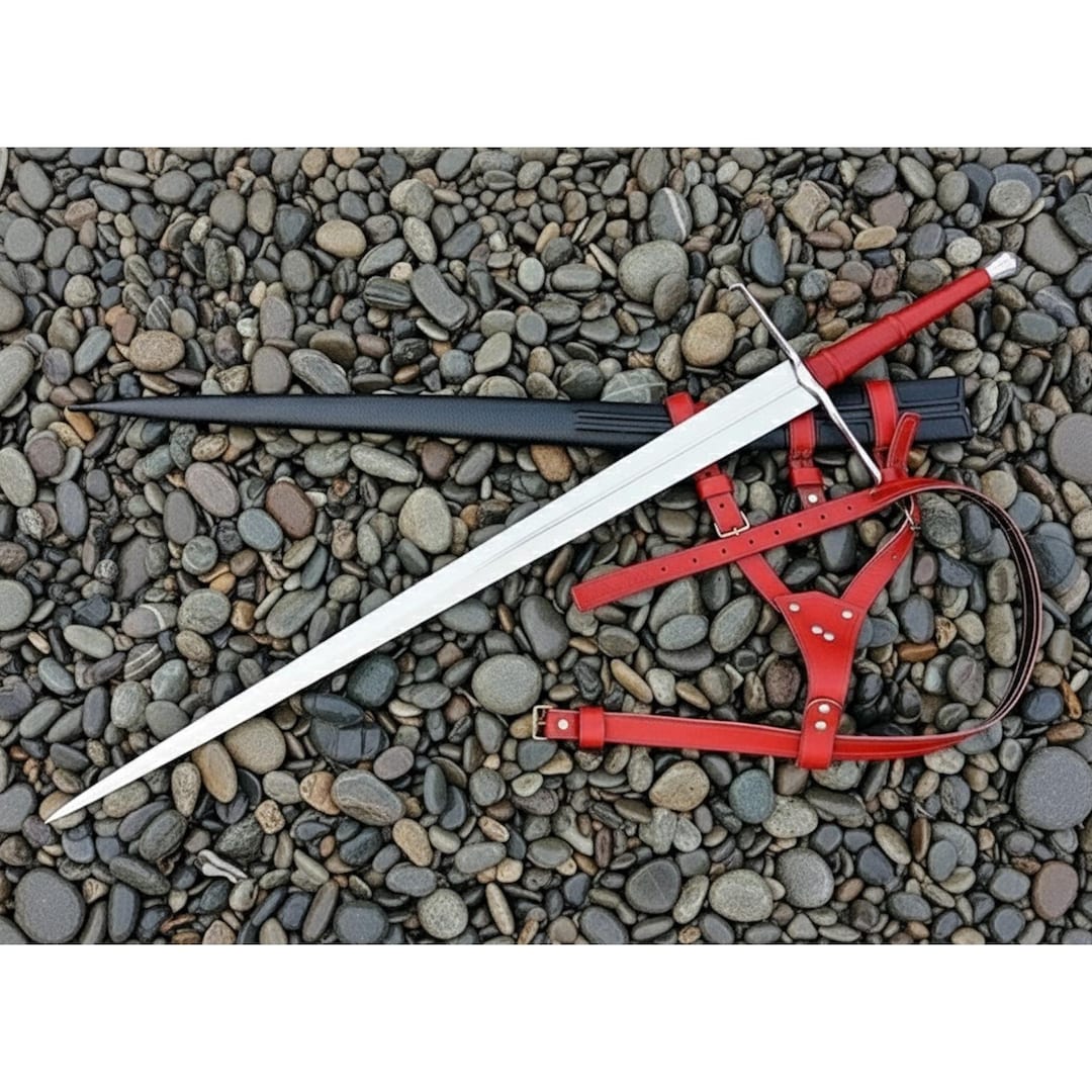 Hand-forged Medieval Inspired Longsword – 35" Decorative Steel Blade ...