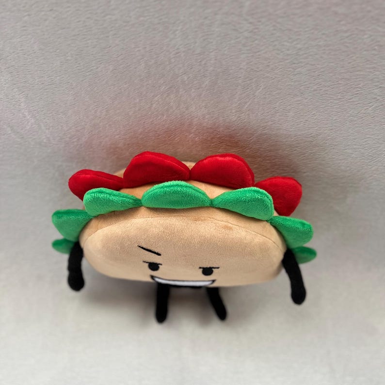 Handmade Plush Taco Inspired by Inanimate Insanity. Fan Made Plush Toy ...