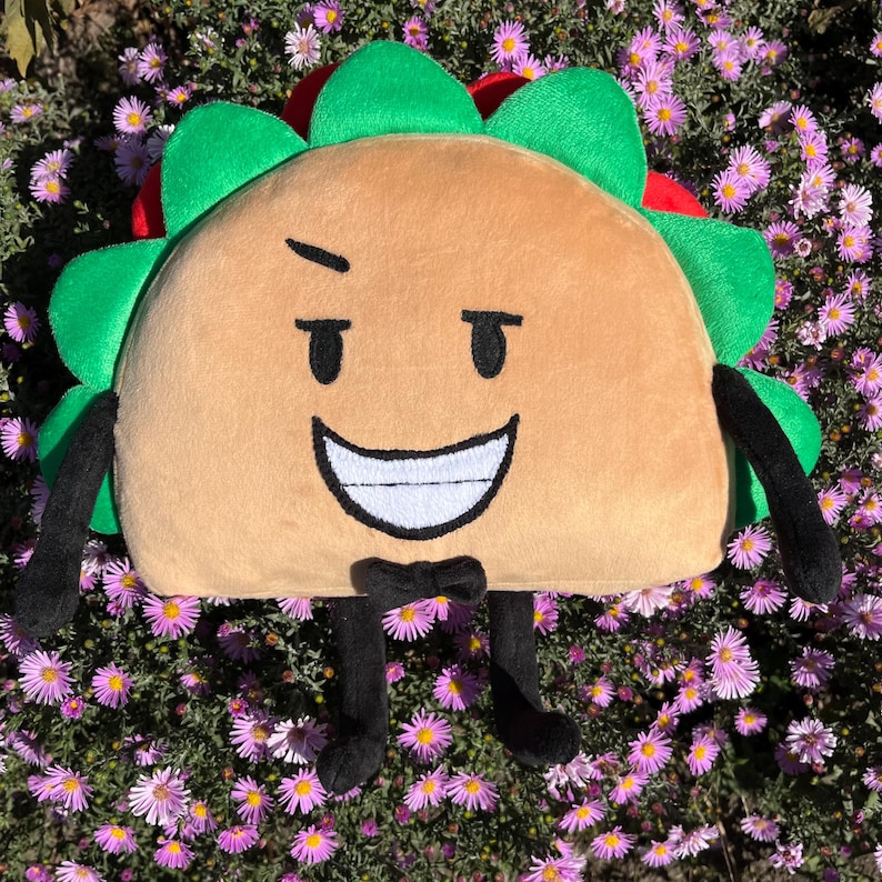 Handmade Plush Taco Inspired by Inanimate Insanity. Fan Made Plush Toy ...