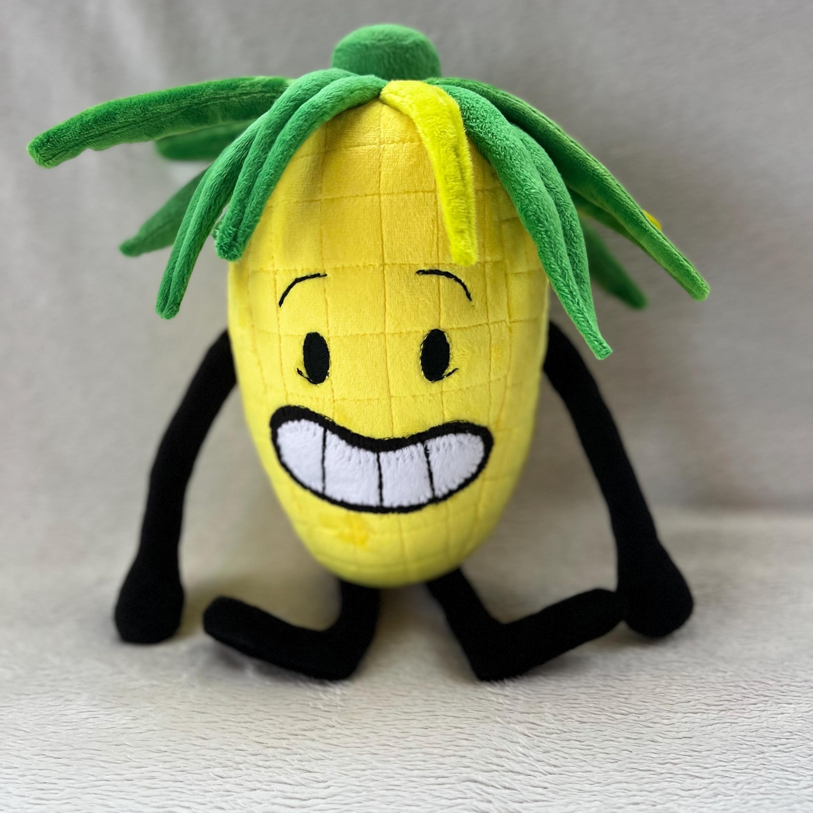 Corn Plush Toy. Cartoon Object.colectible Plushie. Handmade Doll - Etsy