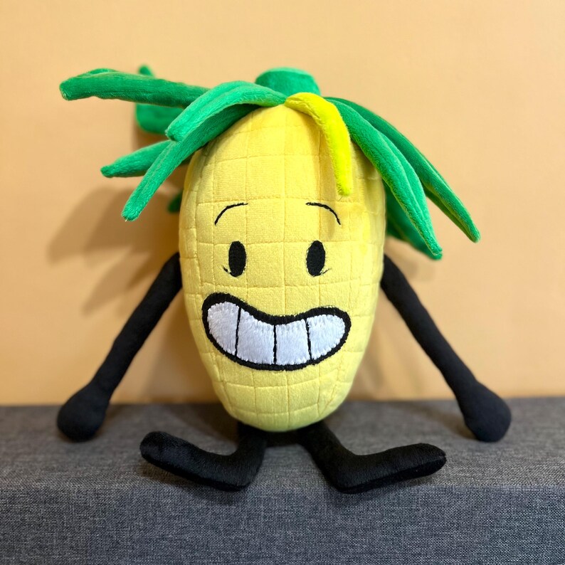 Handmade Corn Plush Toy, Cartoon Character Stuffed Doll, Soft Fan ...