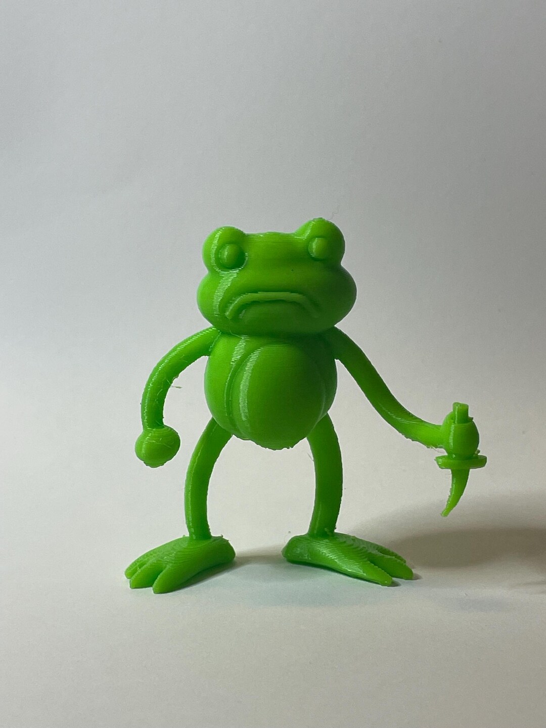 Sad Frog V1 Prototype Desktop Figurine - Etsy