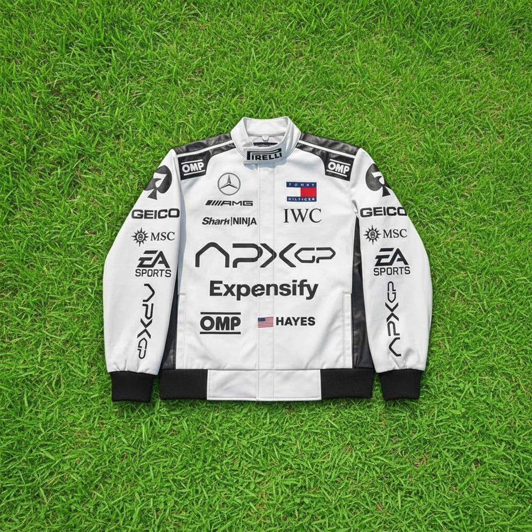 APXGP Racing Bomber Jacket, Brad Style F1 Jacket, EA Sports Motorsport ...
